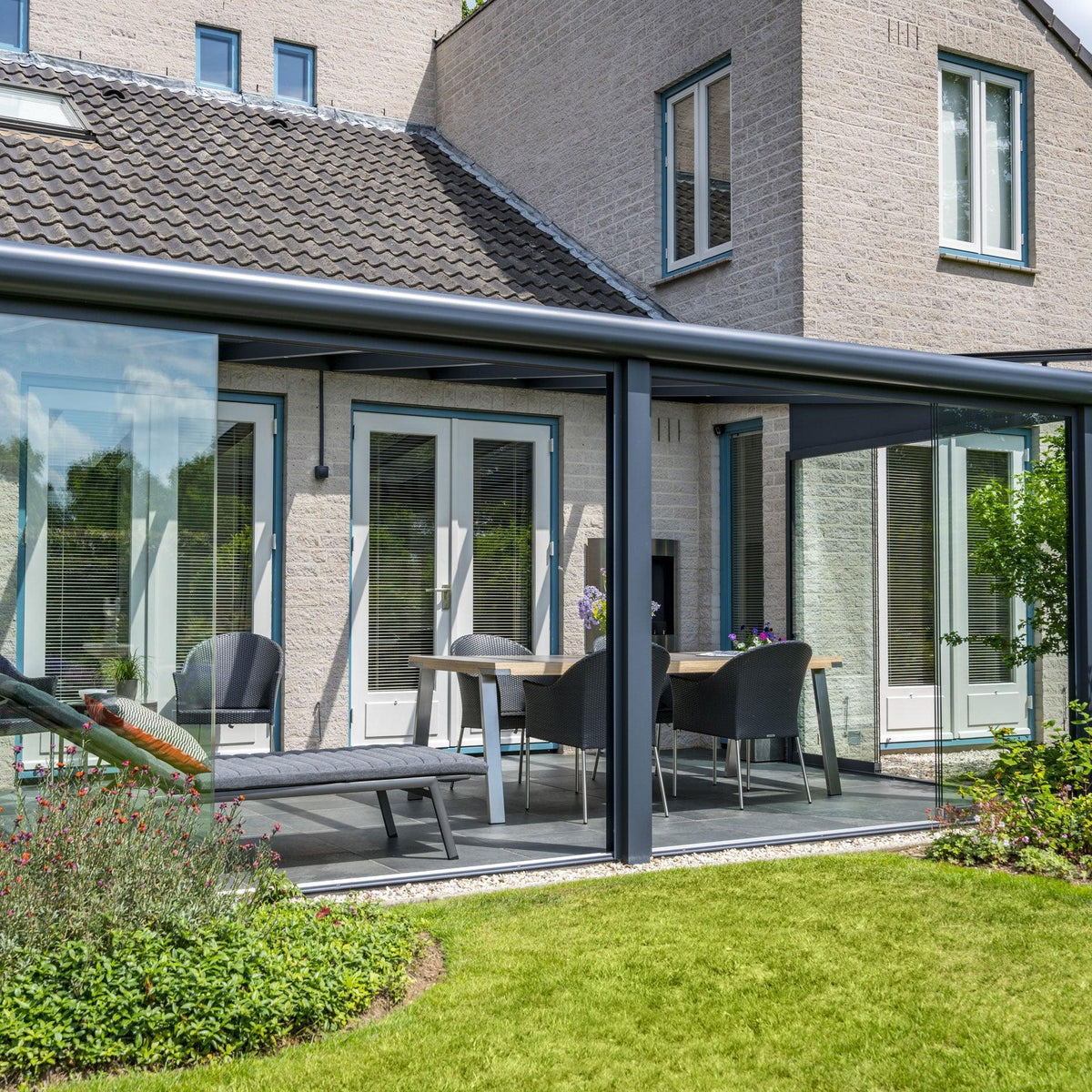 Deponti Pigato Aluminium Veranda – Verde Modern Garden Living